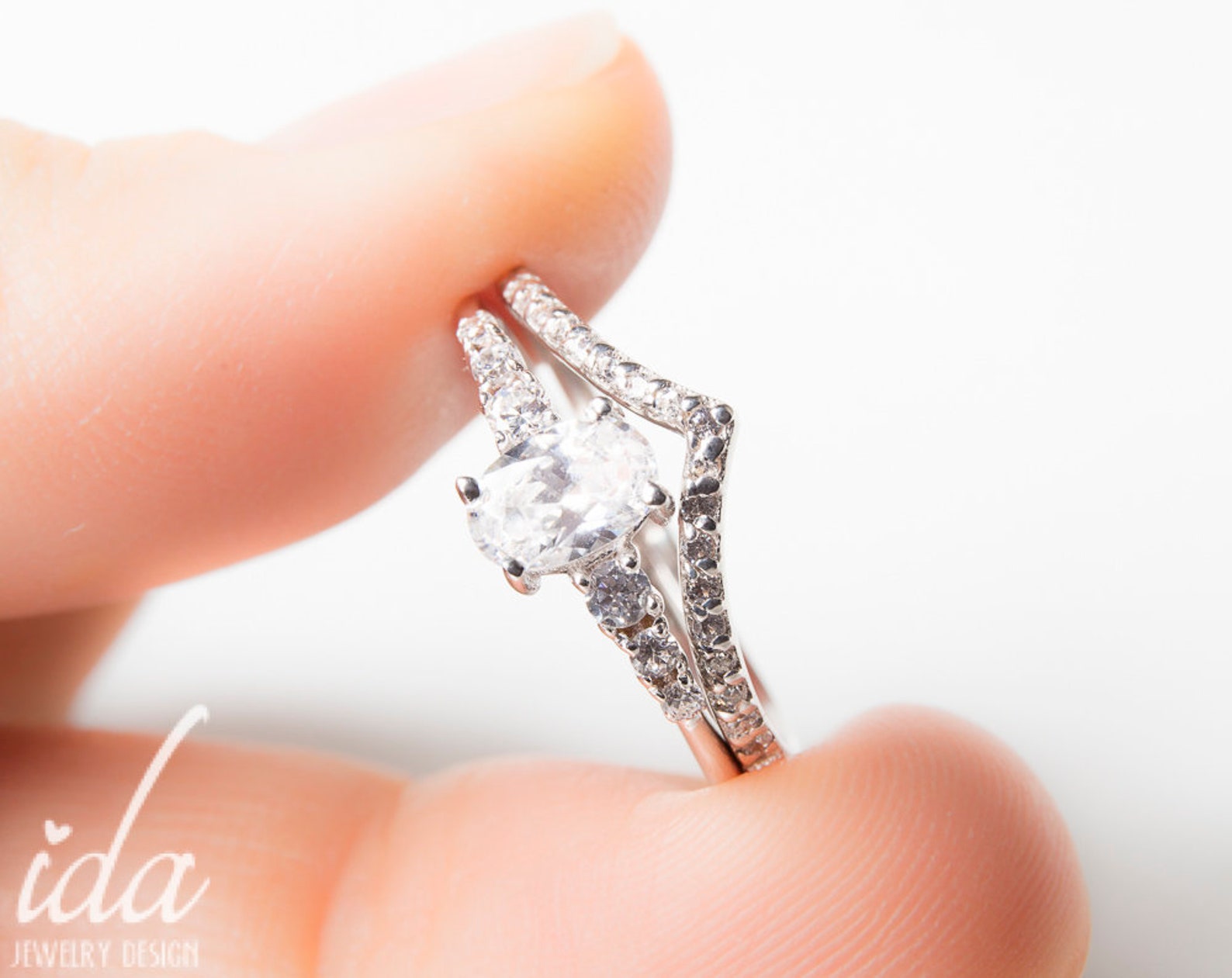 Engagement Rings for Women Cubic Zirconia Engagement Ring - Etsy