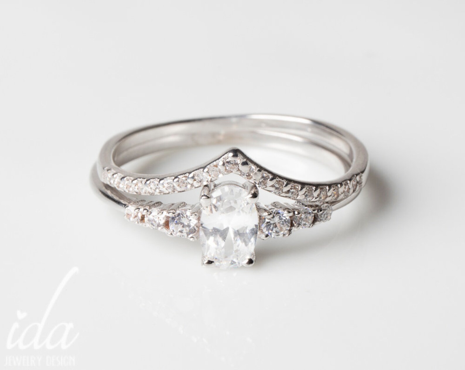 Engagement Rings for Women Cubic Zirconia Engagement Ring | Etsy