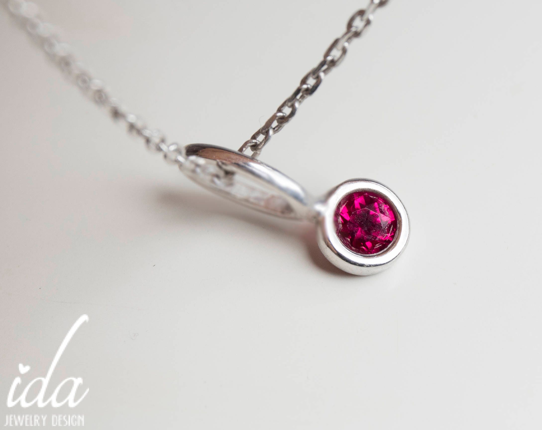 Personalized Birthstone Necklace Birthstone Jewelry | Etsy