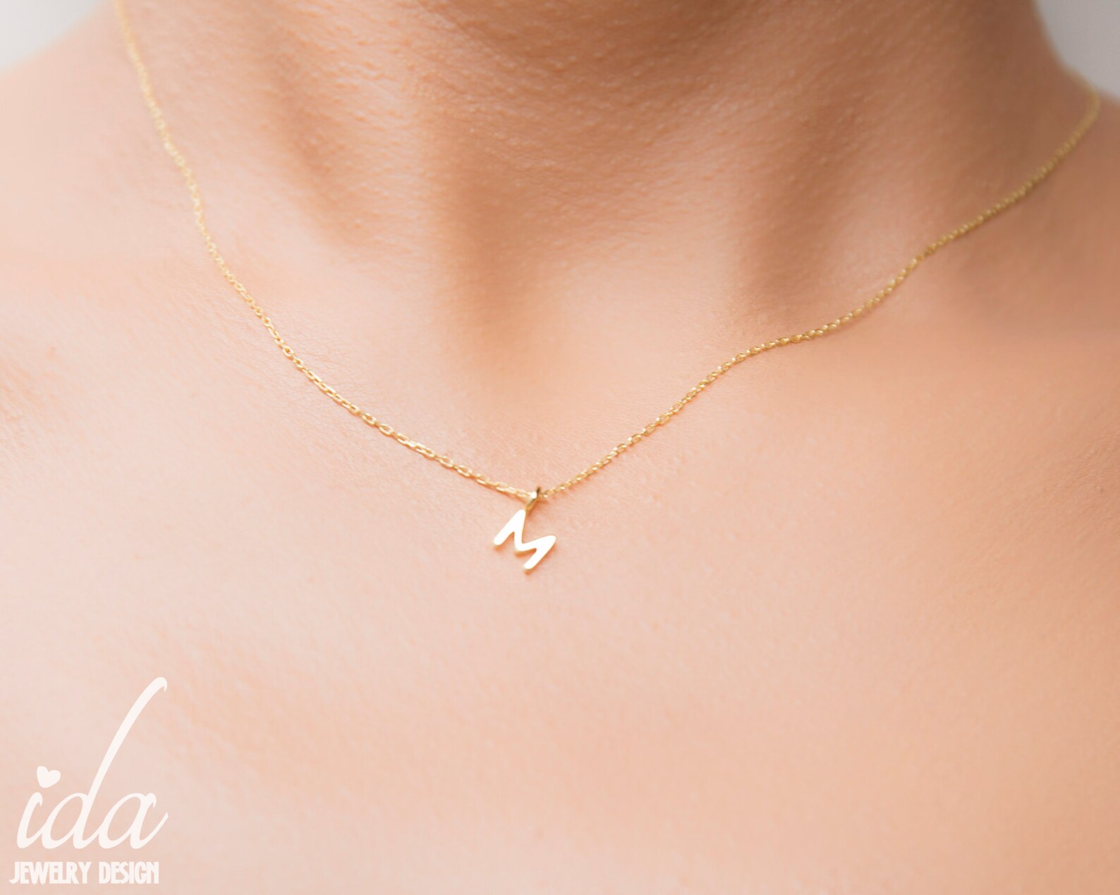 Custom Personalized Gold Initial Necklace Jewelry Gifts - Etsy