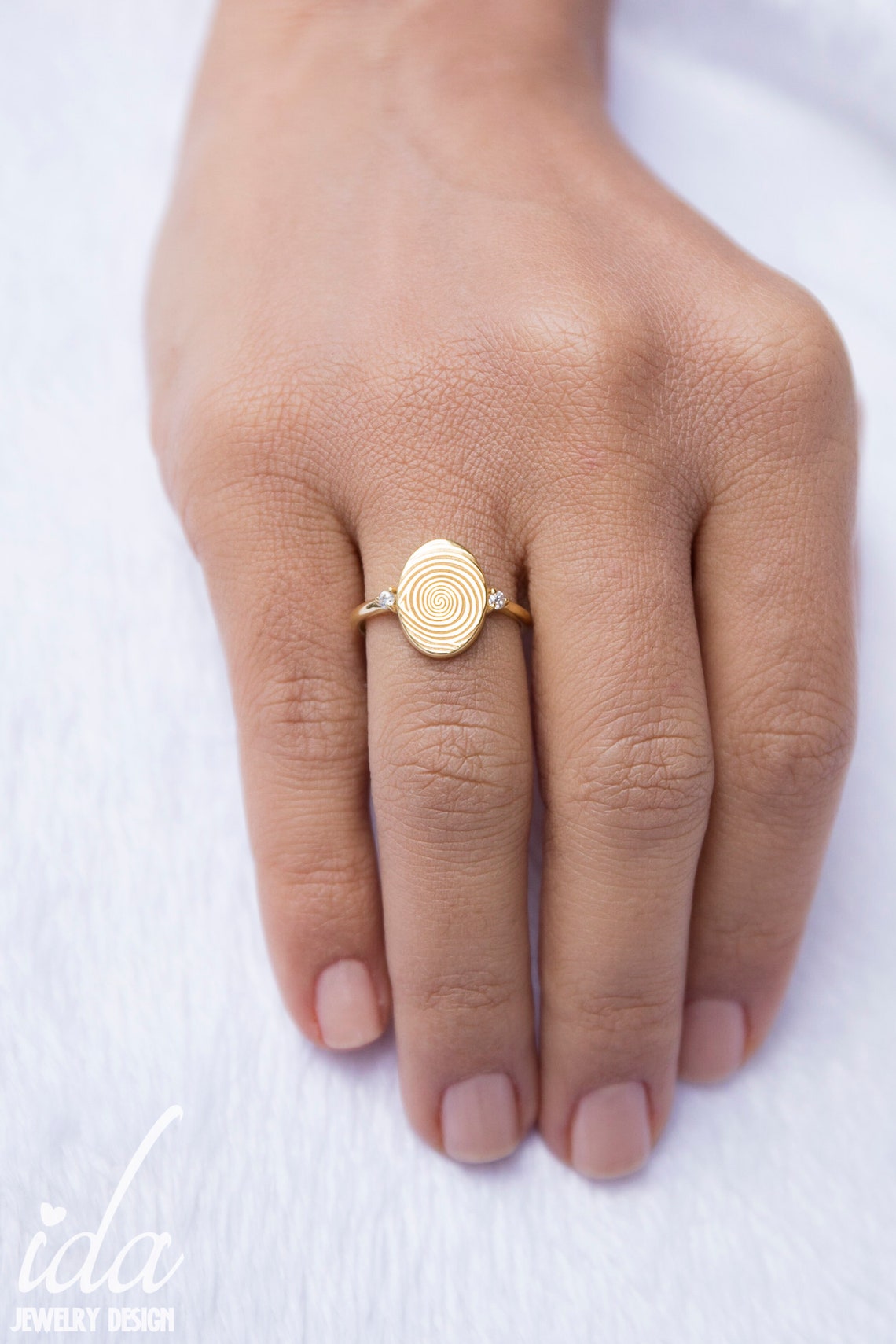 Personalized Fingerprint Jewelry Handmade Gift Women - Etsy