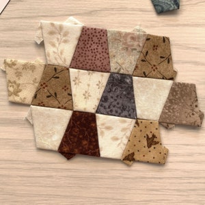 Tumbler English Paper Piecing Templates Pattern Thimbles Quilt Block ...