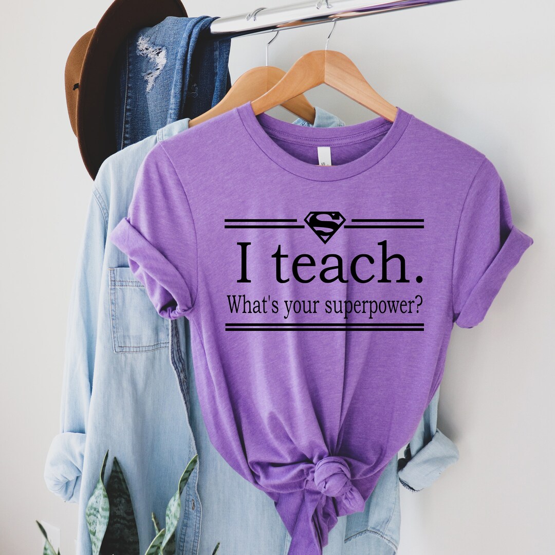 Teacher Appreciation Tee Teacher Tee Gift for Teacher Unisex I Teach ...