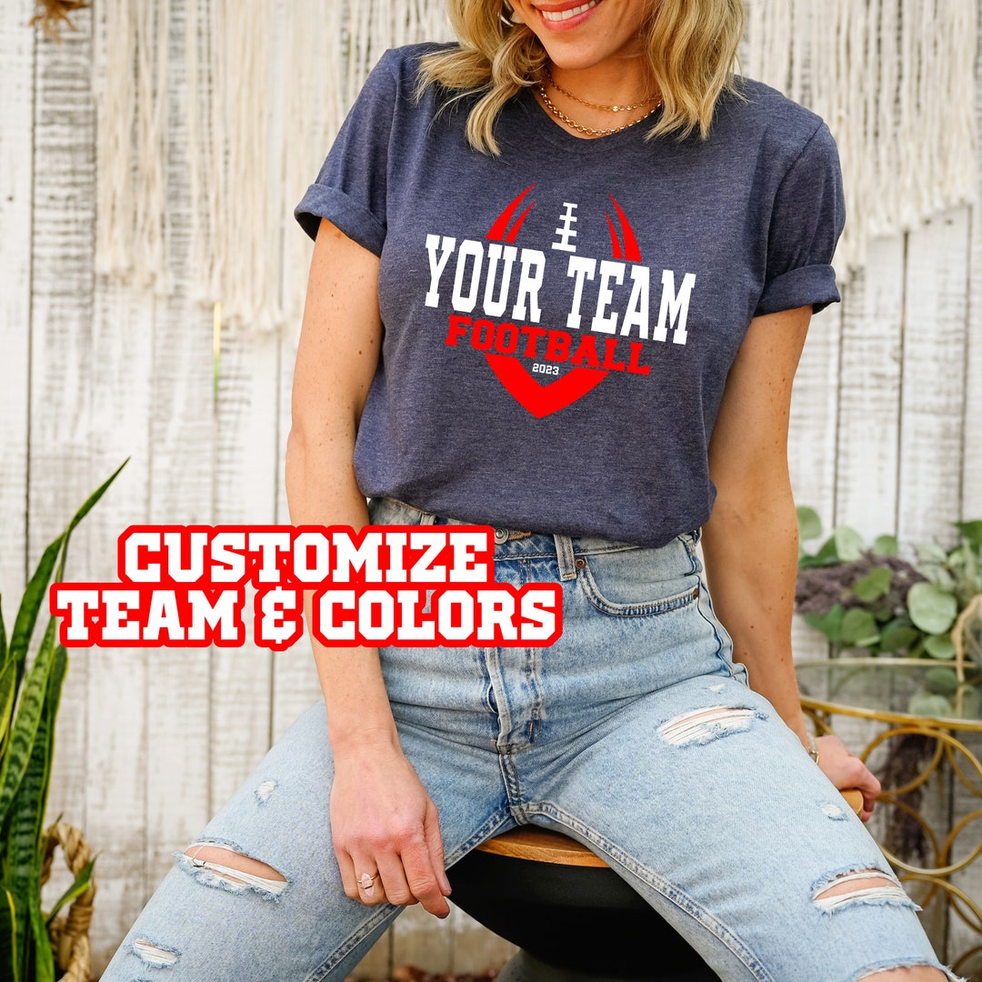 Personalized Football Spirit Wear | Football Mom | School Spirit ...