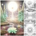 Mindful Fantasy Lotus Flower Coloring Book-stress Relieving - Etsy