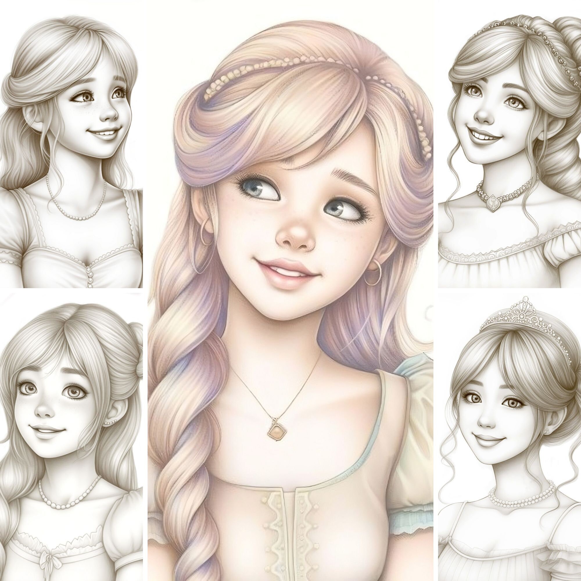 How To Draw Disney Princesses Hair