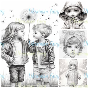 Cute Babies Coloring Book, Beautiful Baby Girls and Boys 70 Coloring ...