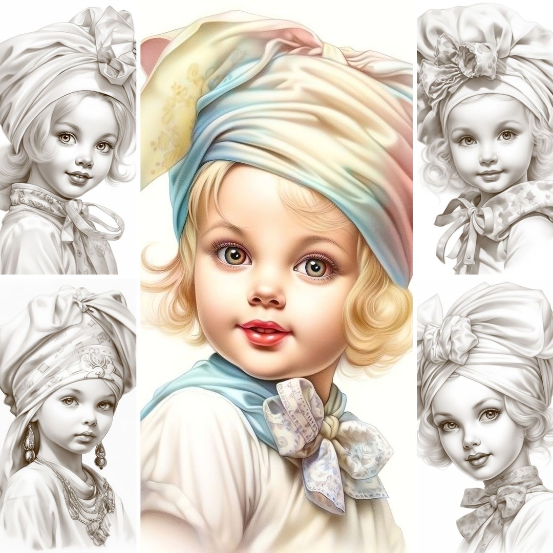 Fashion Little Girl Coloring Page For Adults Fashionista Etsy fashion-little-girl-coloring-page-for-adults-fashionista-etsy