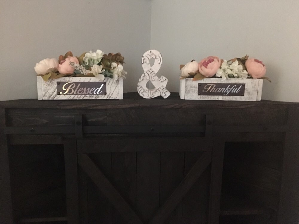 Personalized Rustic Box Farmhouse Decorative Wooden | Etsy