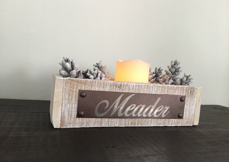 Personalized Rustic Box Farmhouse Decorative Wooden - Etsy