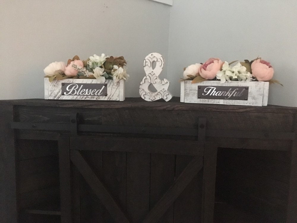 Personalized Rustic Box Farmhouse Decorative Wooden | Etsy