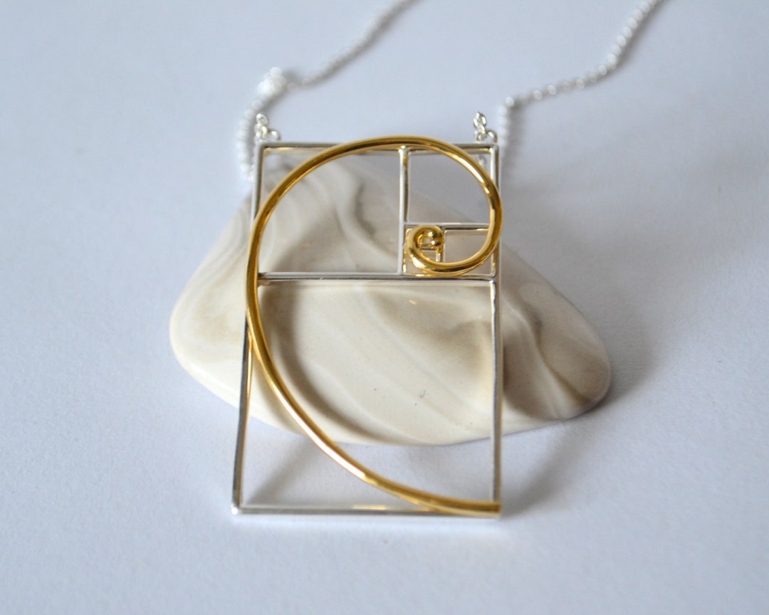 Esoteric Jewelry Golden Ratio Pendant, Spiritual Jewelry Mental Health ...
