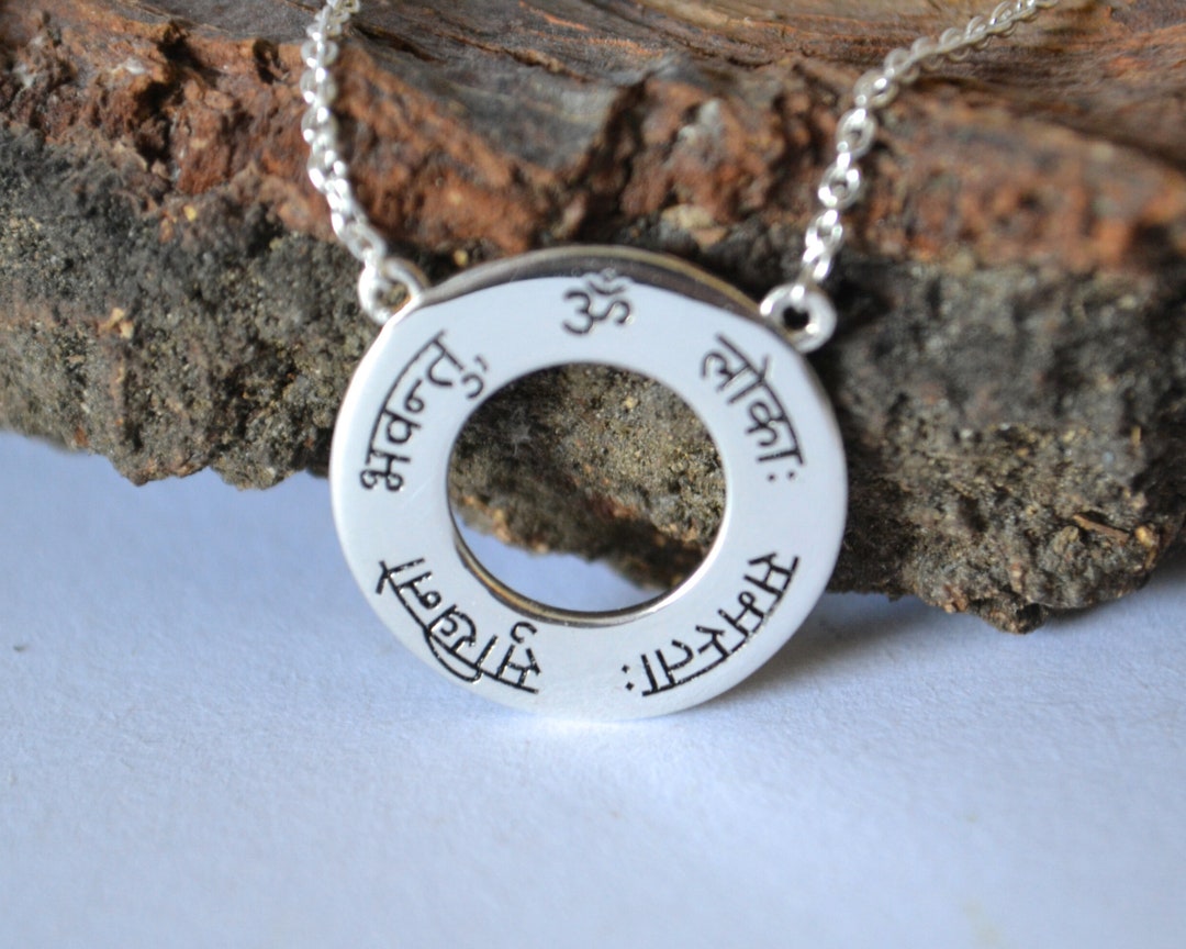 Esoteric Sacred Mantra Pendant, Spiritual Powerful Energy Healing ...