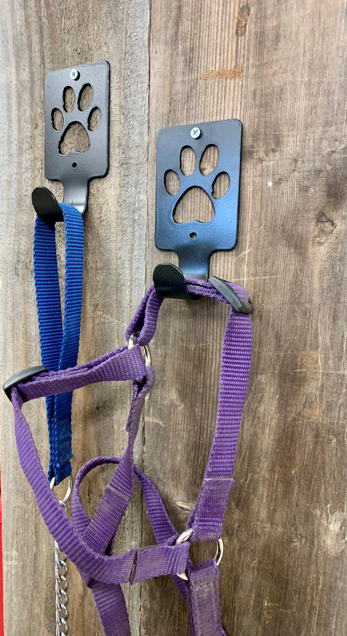 Paw Print Wall Hooks Dog Paw - Etsy