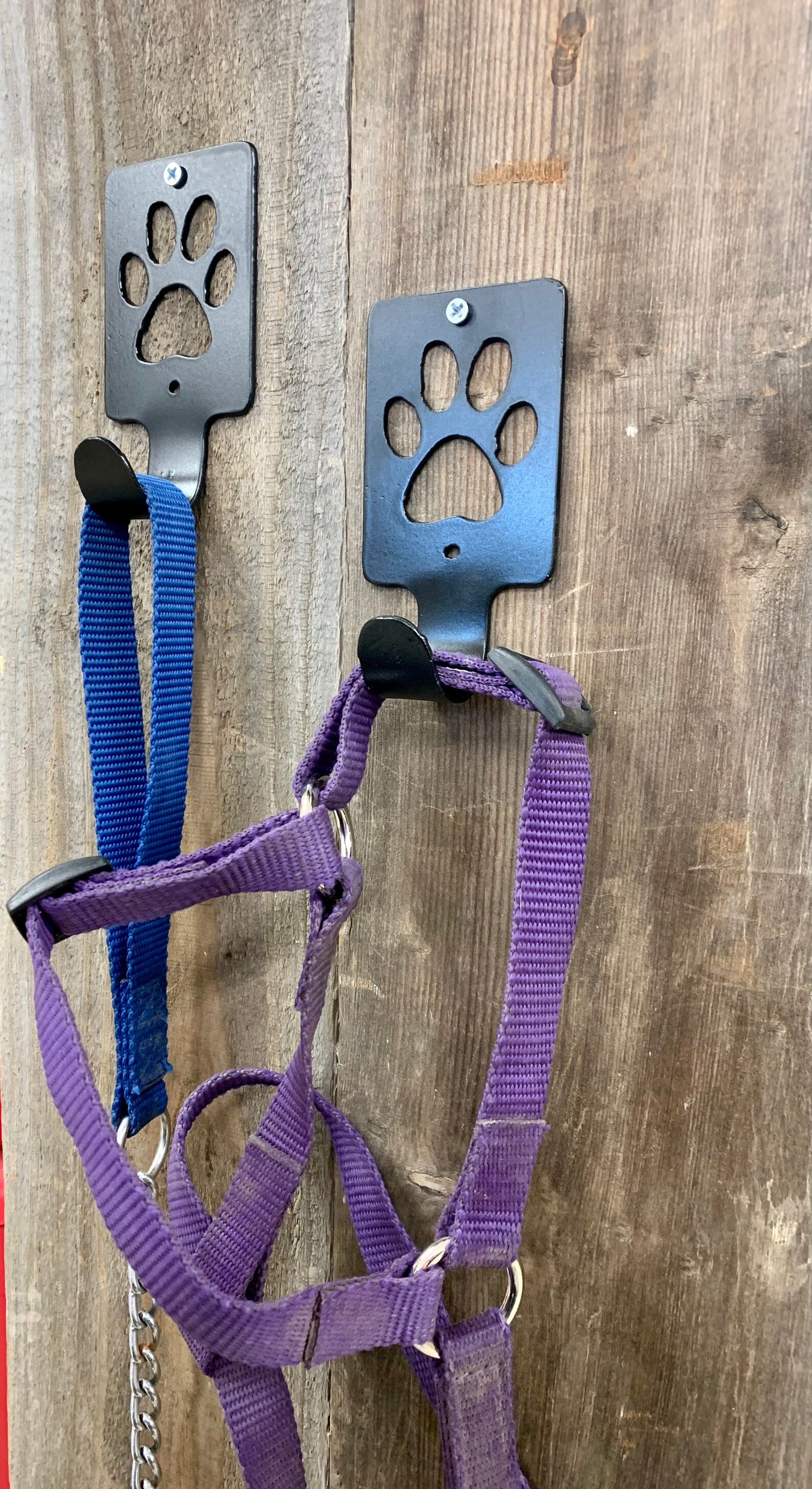 Paw Print Wall Hooks Dog Paw - Etsy