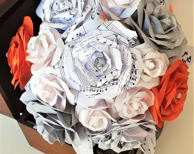 Bride Bouquet, CUSTOM ORDER ONLY Bride Bouquet, Musical Theme Wedding ...