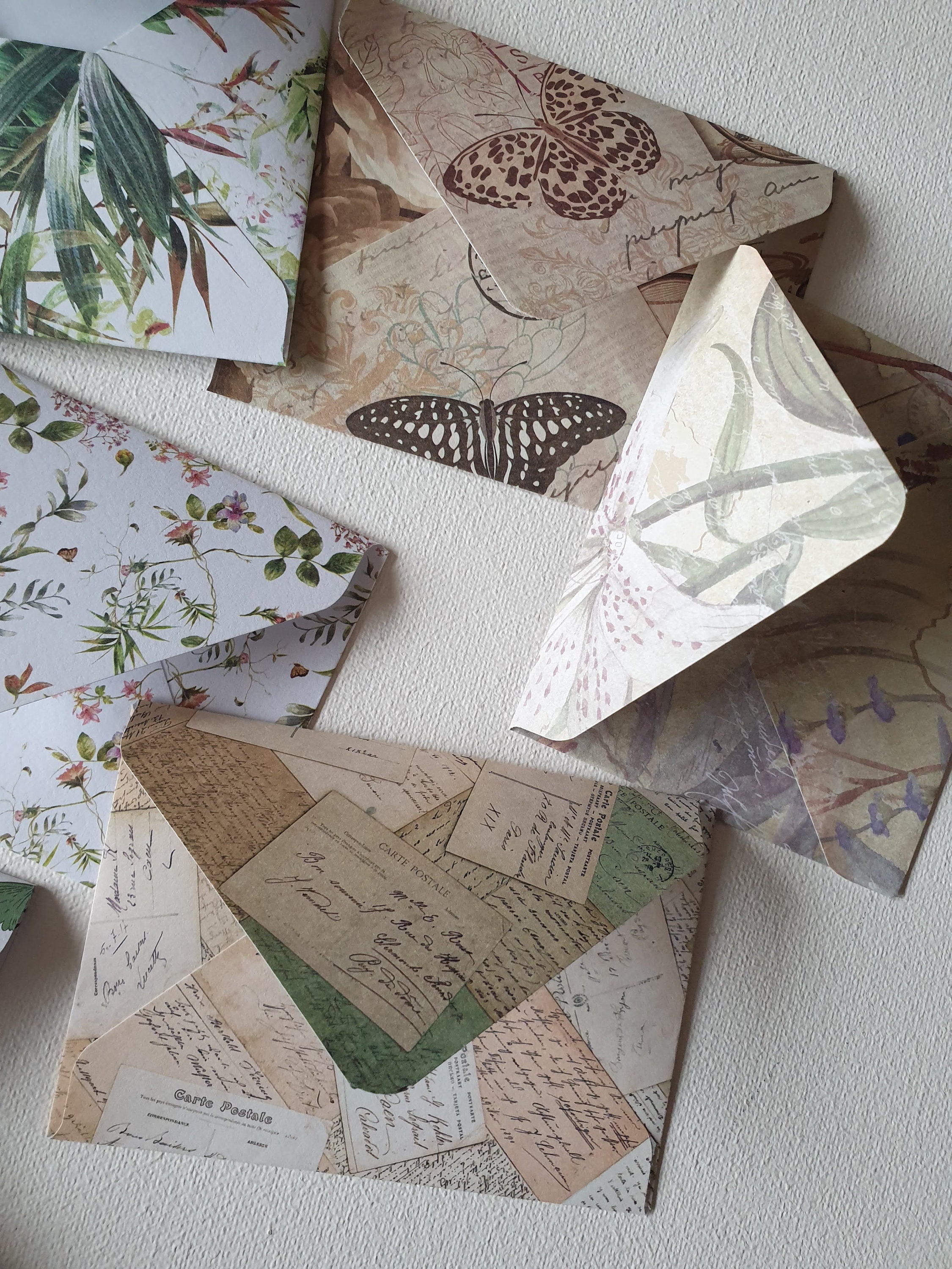 SET of 10 MIXED ENVELOPES assorted various envelopes junk | Etsy