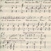 Vintage Handwritten Musical Notes, Digital Kit of 4 A4 Printable ...