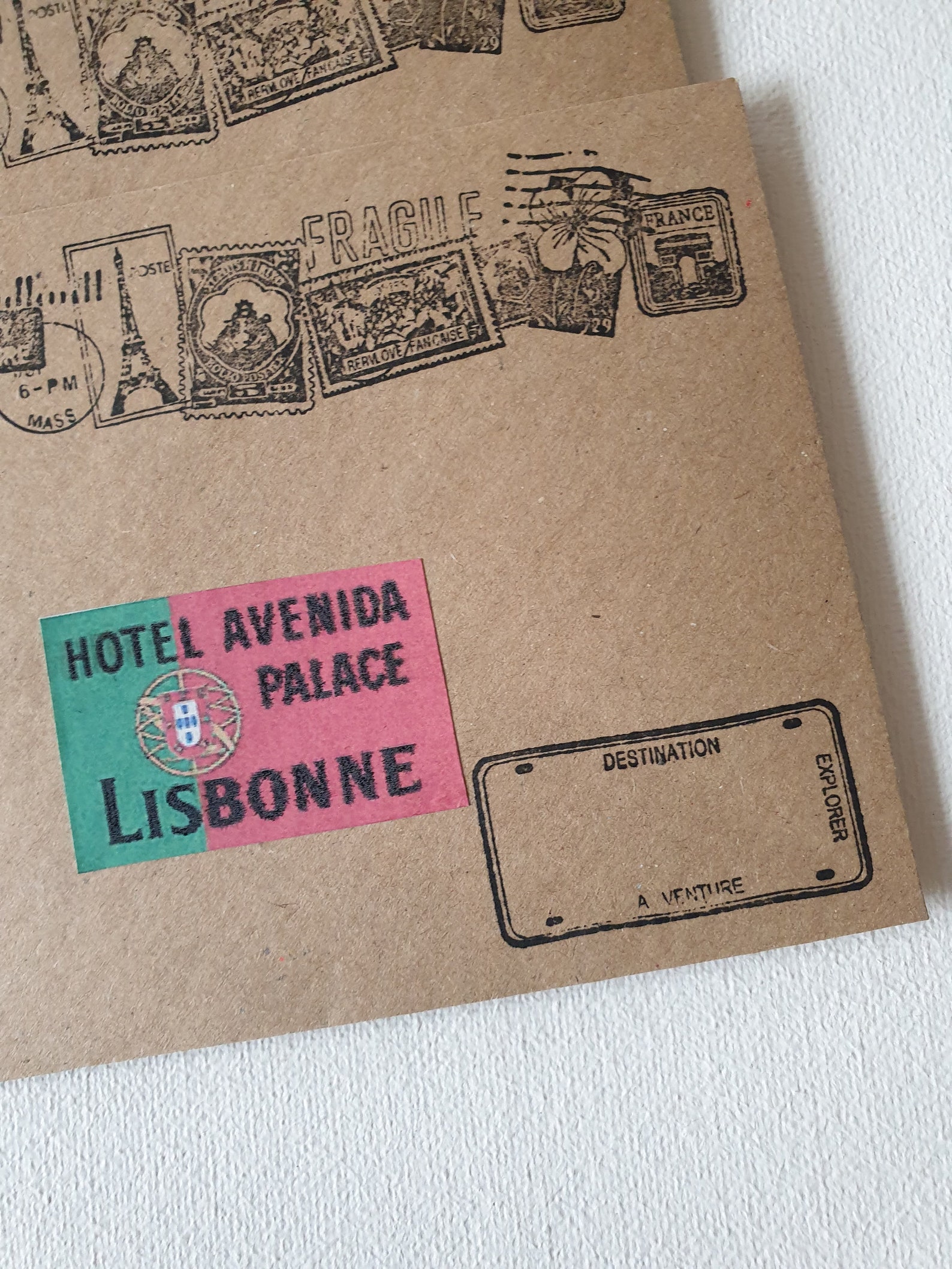 Travel Theme Envelopes SET of 8 ENVELOPES Decorated With - Etsy