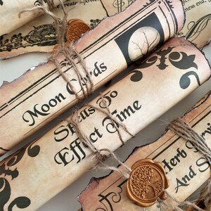 Book of Shadows Scrolls Sealed With a Tree of Life Wax Seal | Etsy