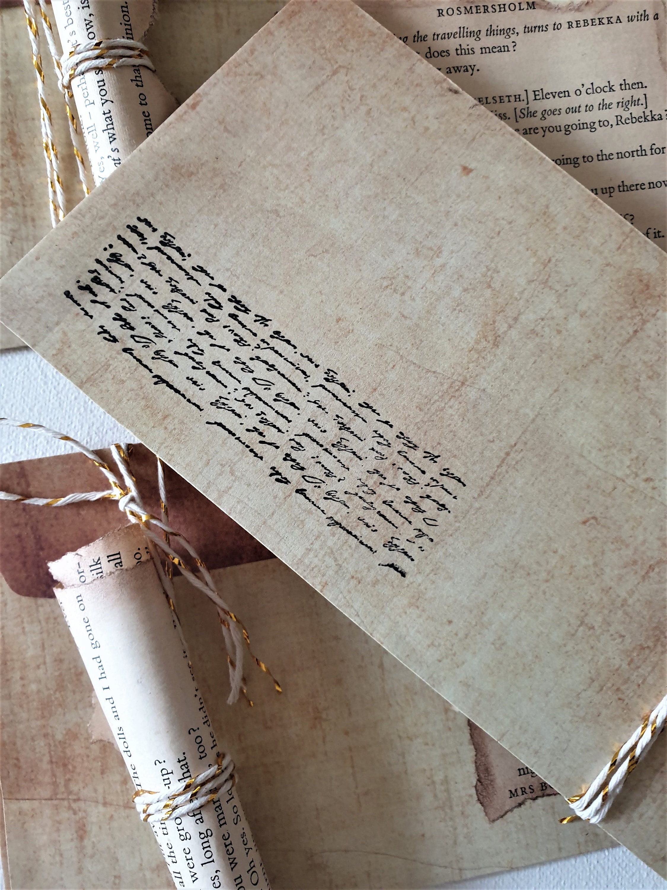 Vintage envelopes SET OF 5 elegant envelopes decorated with | Etsy