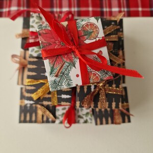 Christmas Boxes - Set of NINE Decorated Christmas Boxes, Light ...