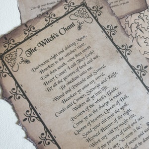Book of Shadows Journaling Pages A5 Format, 20 Pages (8 Pages of ...