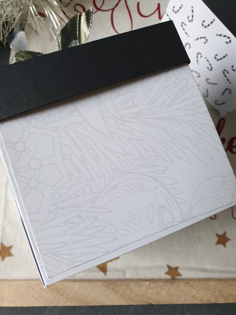 SET of TWO Christmas Gift BOXES 4'/4' 10cm/10cm | Etsy