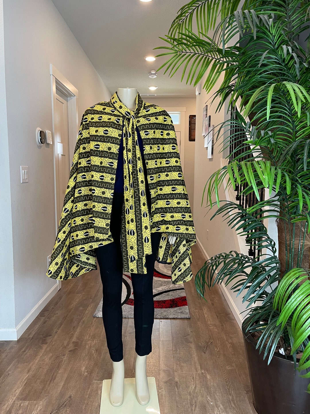 African Cape/shoulder Cape/african Clothing for Women/ Half Cape/plus ...