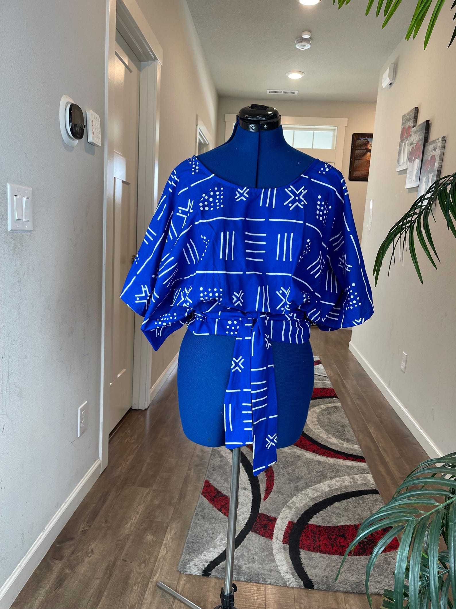 African Women Crop Top With Waist Belt/african Women Top/ Ankara Blouse ...