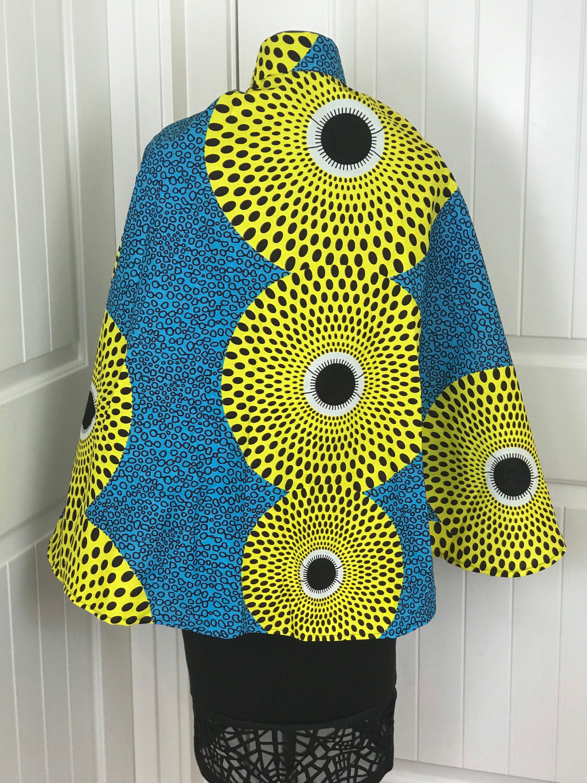 African Cape/ African Shawl/ African Poncho/african High Low | Etsy
