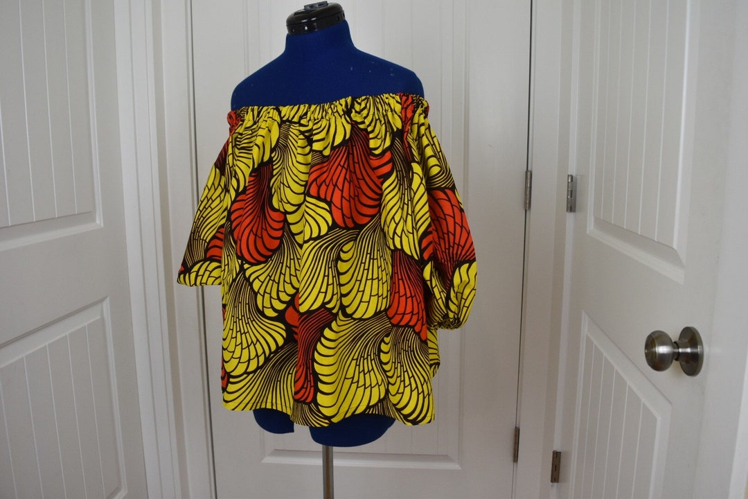 African Clothing for Women/ African High Low Crop Top/ African - Etsy