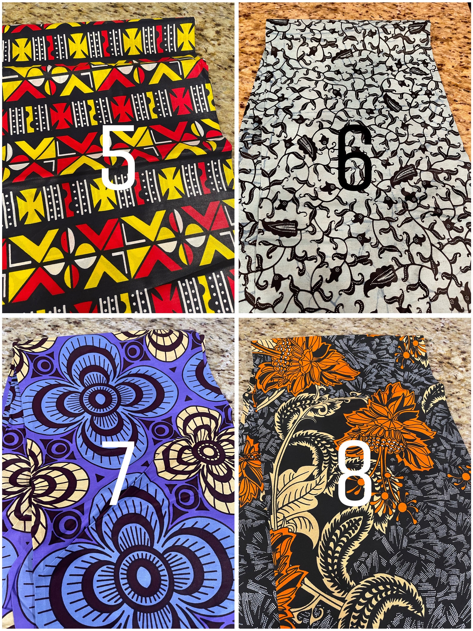African Clothing for Women/ African High Low Crop Top/ African Cape Top ...