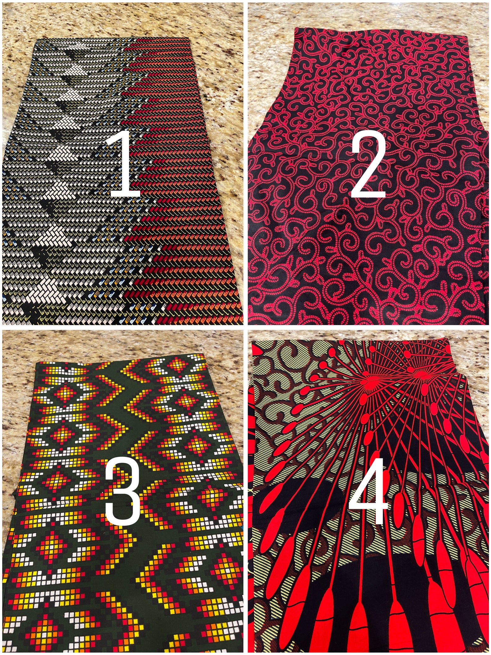 African Clothing for Women/ African High Low Crop Top/ African Cape Top ...