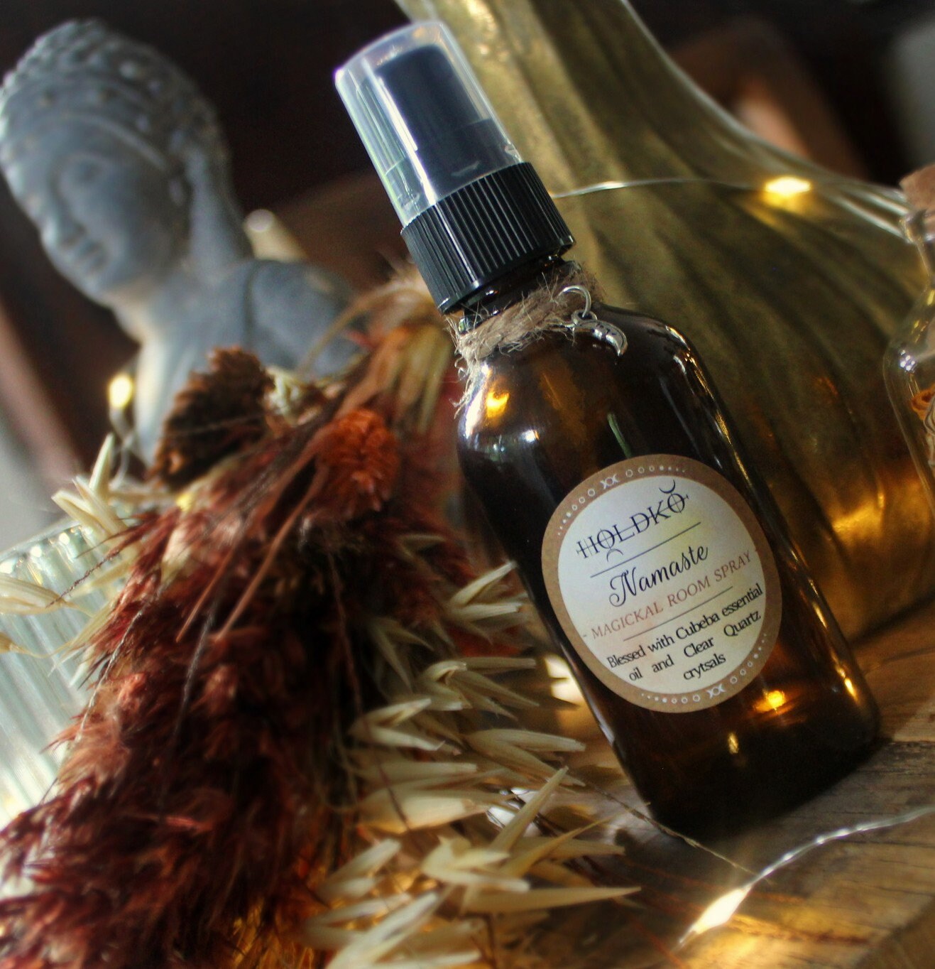 NAMASTE Ritual Room Spray With Crystals Holistic Witchery - Etsy