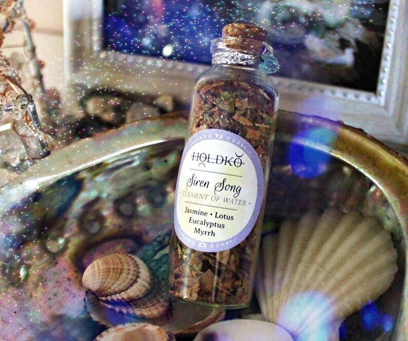 SIREN SONG Water Element Magick Bottle Wicca Incense Sea | Etsy
