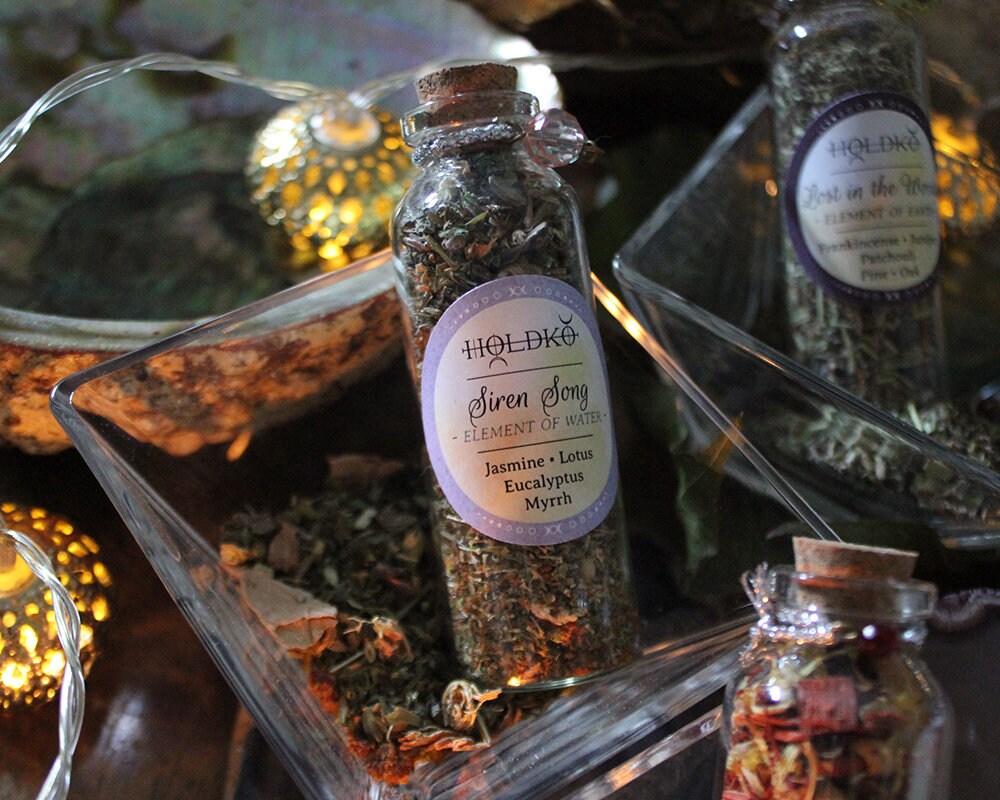 SIREN SONG Water Element Magick Bottle Wicca Incense Sea | Etsy