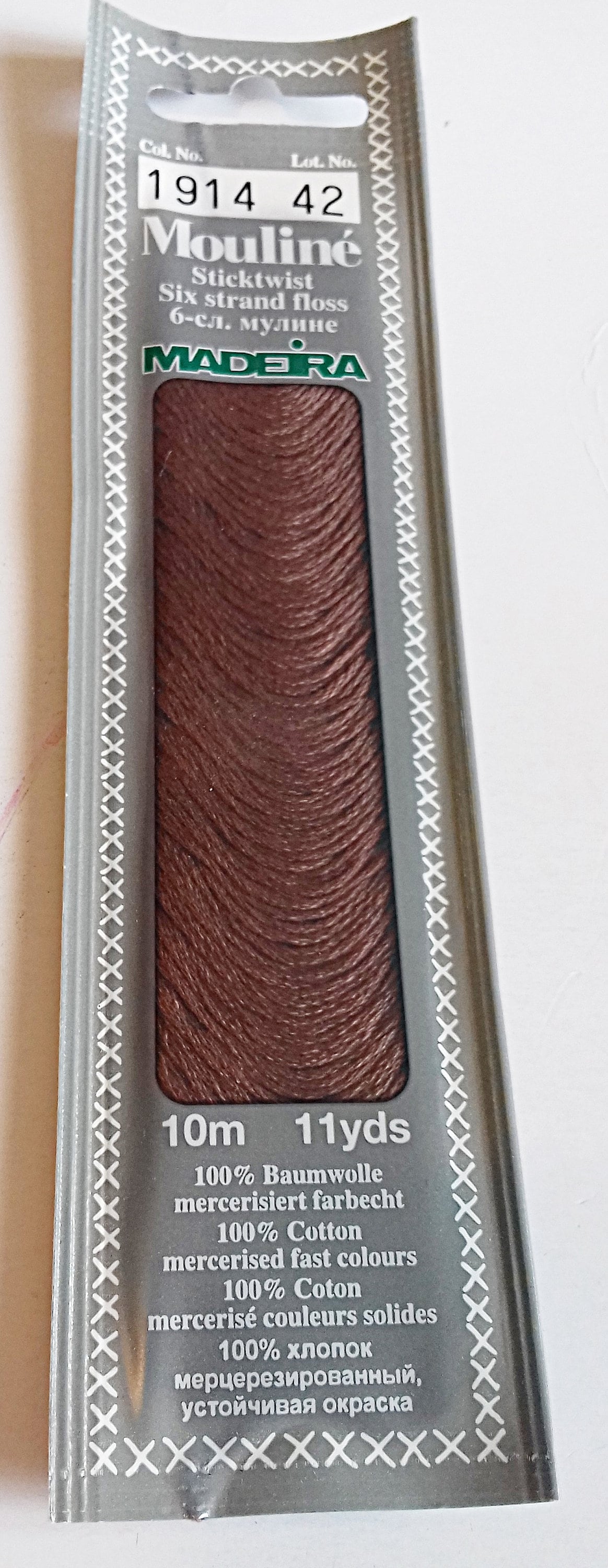 Madeira Mouline Egyptian Cotton Hand Embroidery Thread (codes 1601-2014 ...