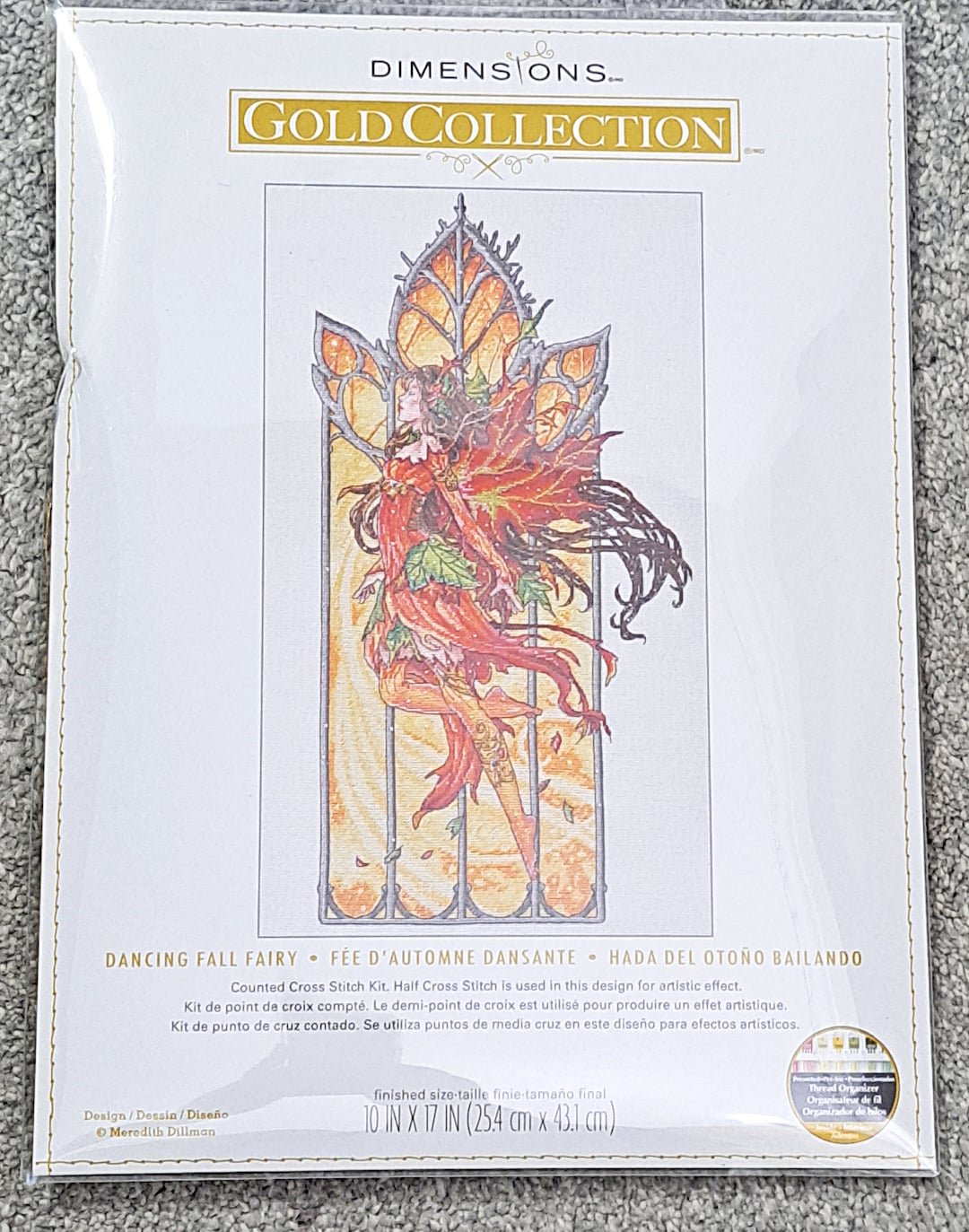 NEW DESIGN. the Gold Collection: Dancing Fall Fairy. Cross Stitch Kit ...