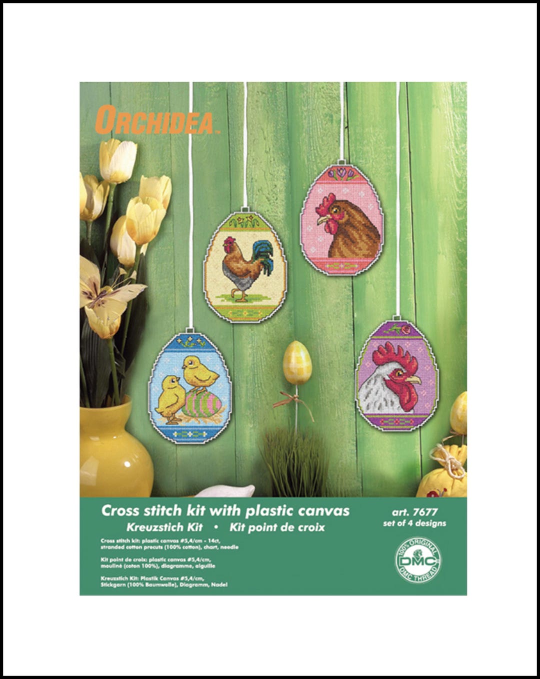 Make Your Own Easter Decorations. Cross Stitch Kit From Orchidea. Ideal ...