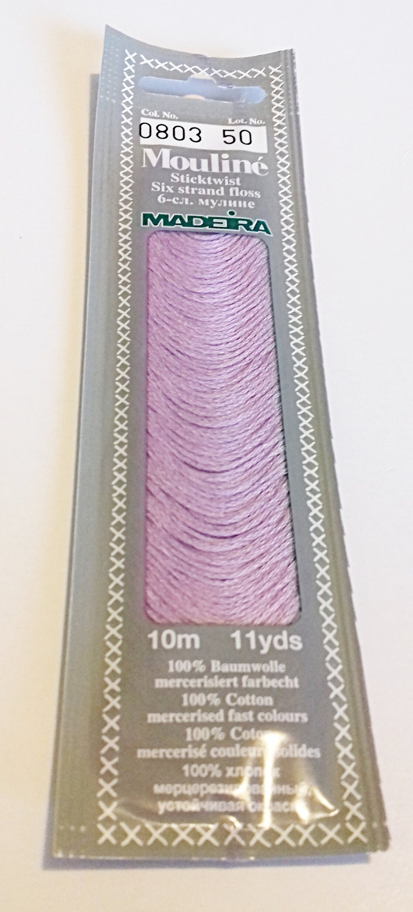 Madeira Mouline Egyptian Cotton Hand Embroidery Thread (codes 0601-1014 ...