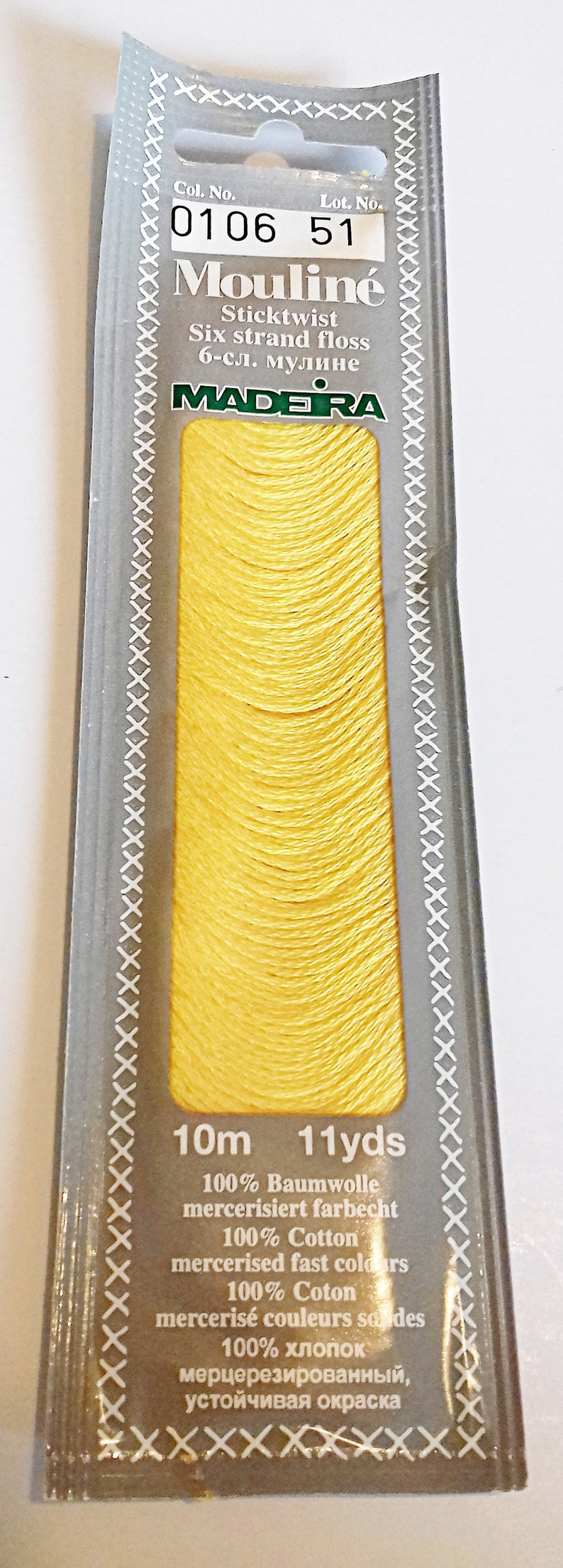 Madeira Mouline Egyptian Cotton Hand Embroidery Thread (codes 0101-0514 ...