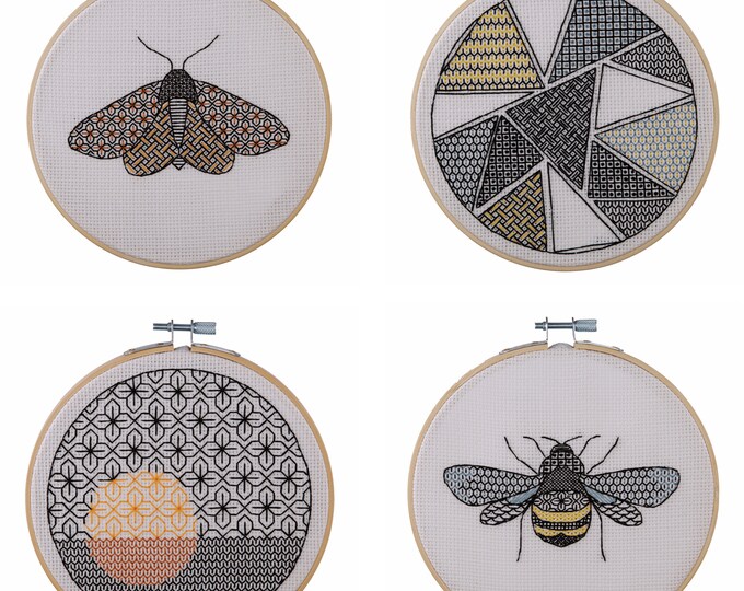 Blackwork Embroidery Kits - Etsy