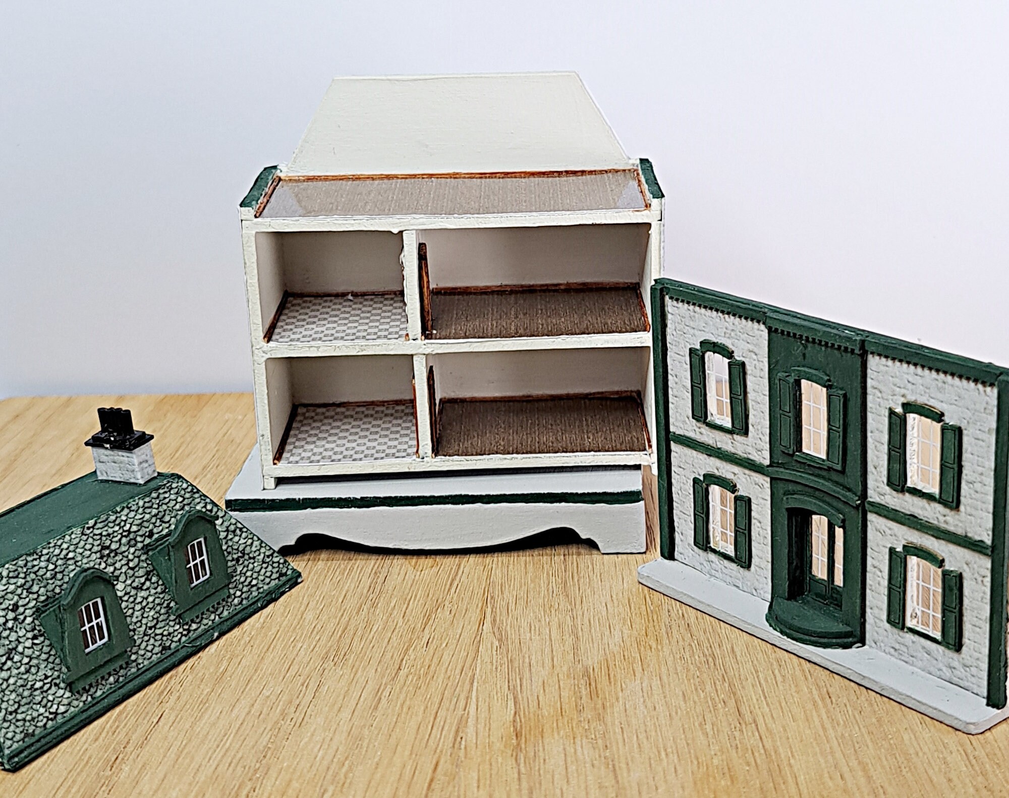 1:144th Scale Dollhouse. Micro Mini Manor House. - Etsy