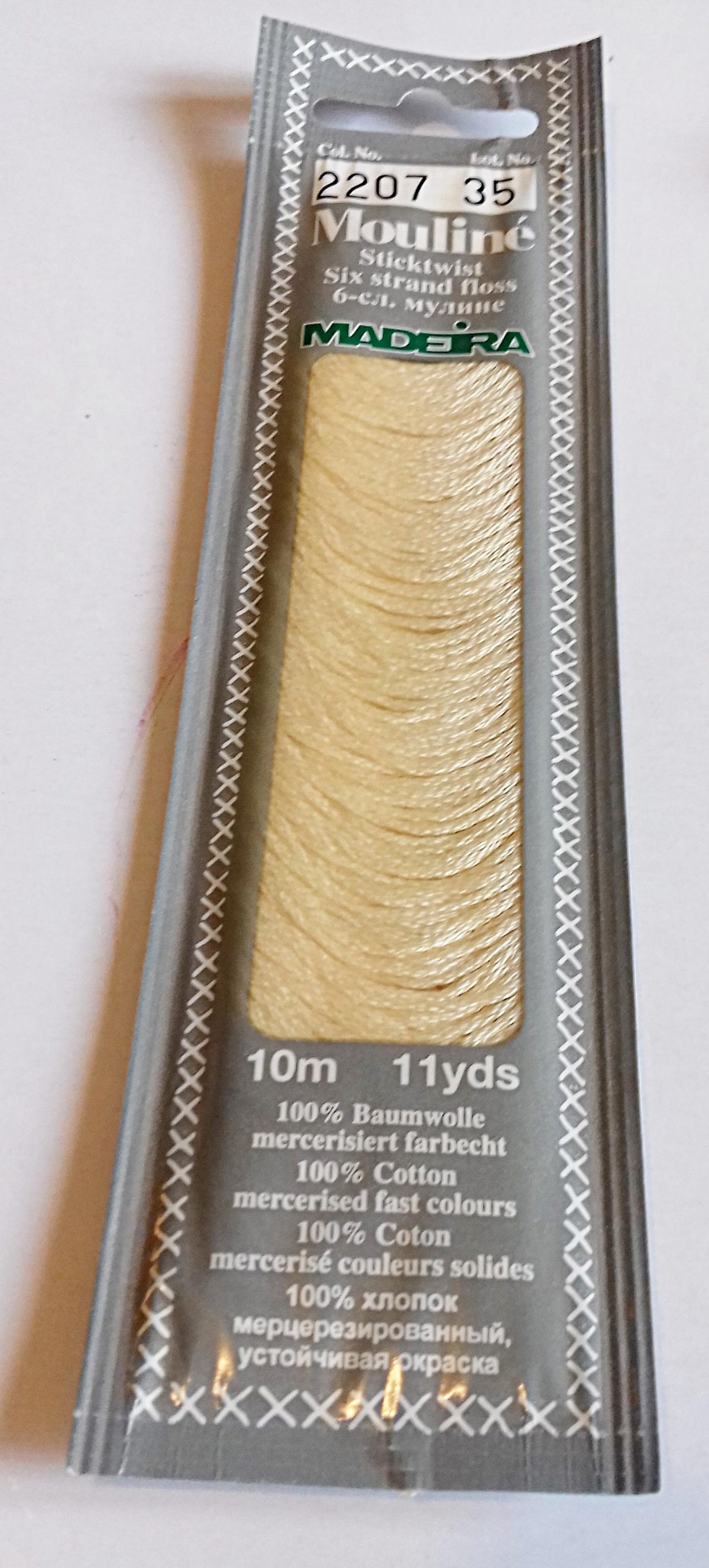 Madeira Mouline Egyptian Cotton Hand Embroidery Thread (codes 2101-2314 ...