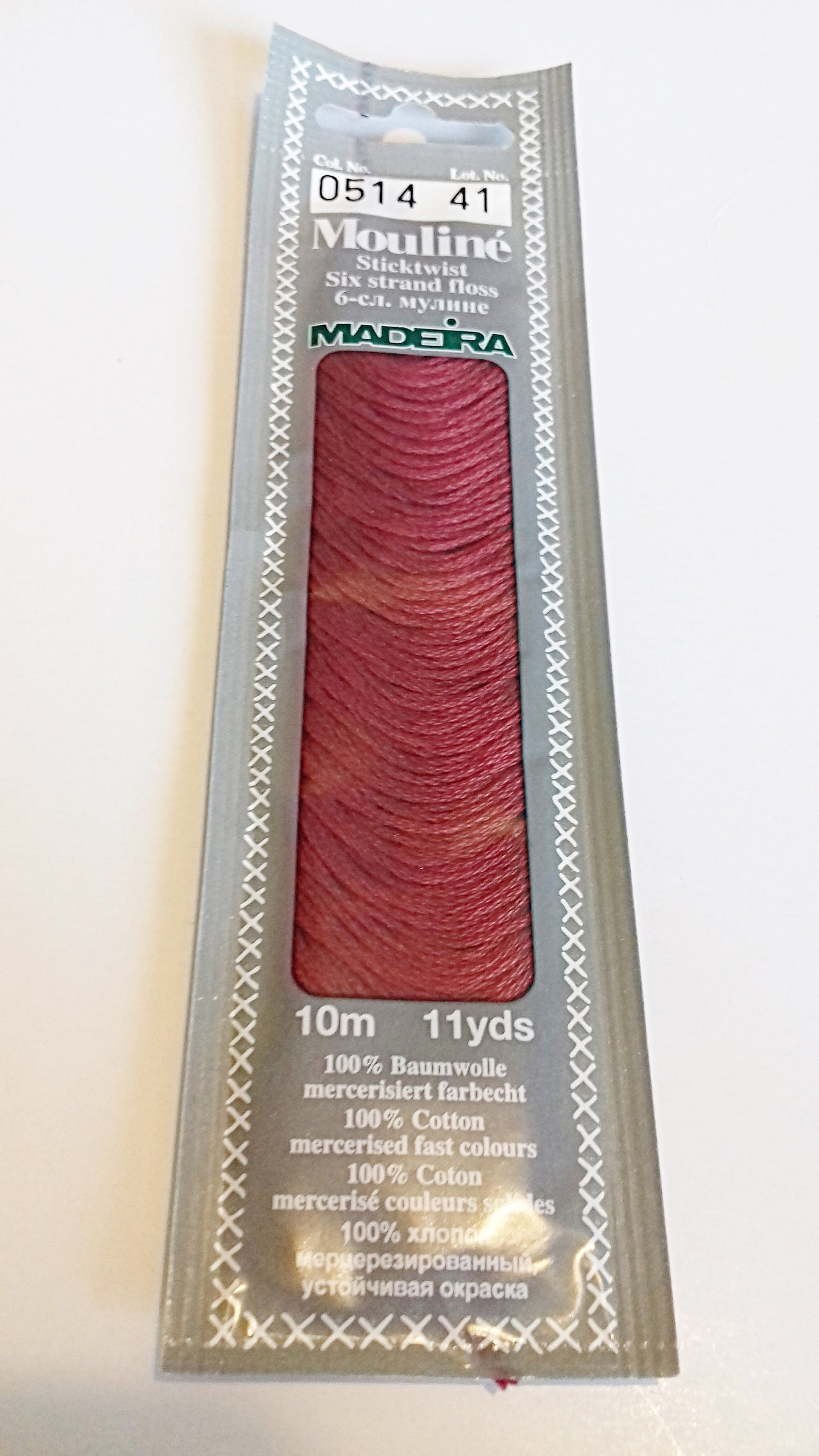 Madeira Mouline Egyptian Cotton Hand Embroidery Thread (codes 0101-0514 ...