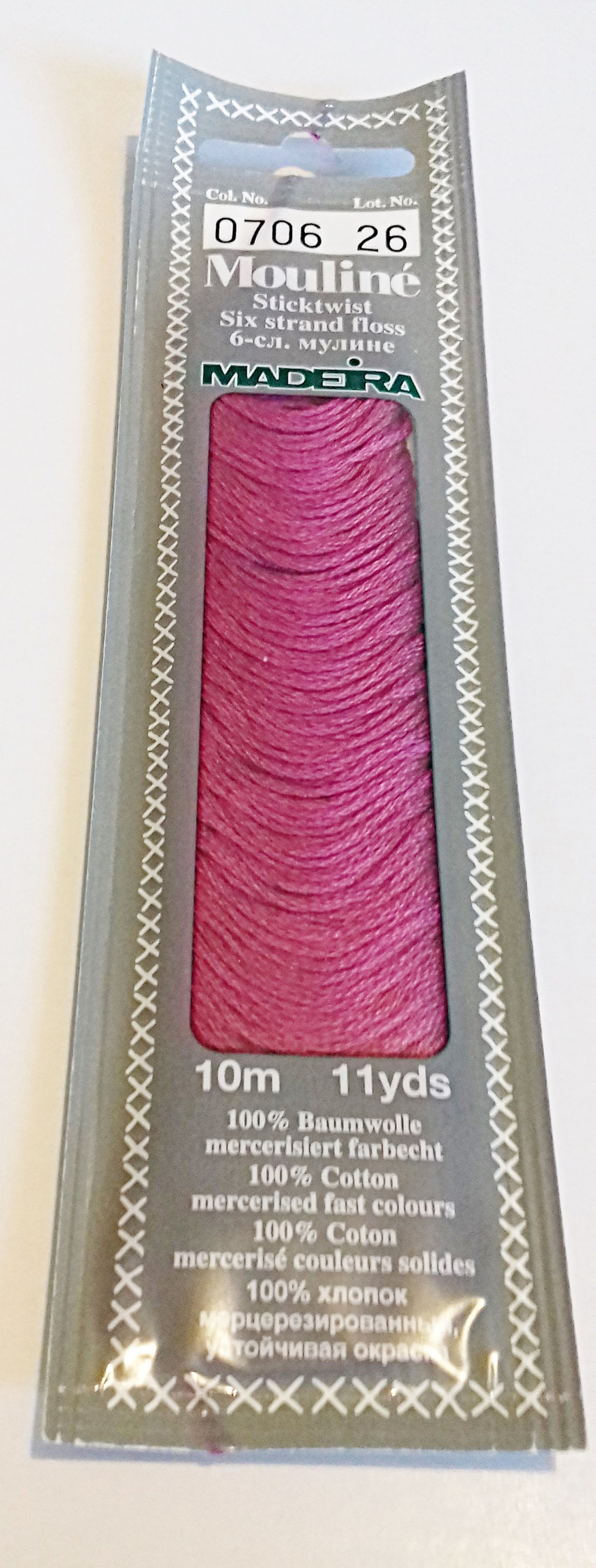 Madeira Mouline Egyptian Cotton Hand Embroidery Thread (codes 0601-1014 ...