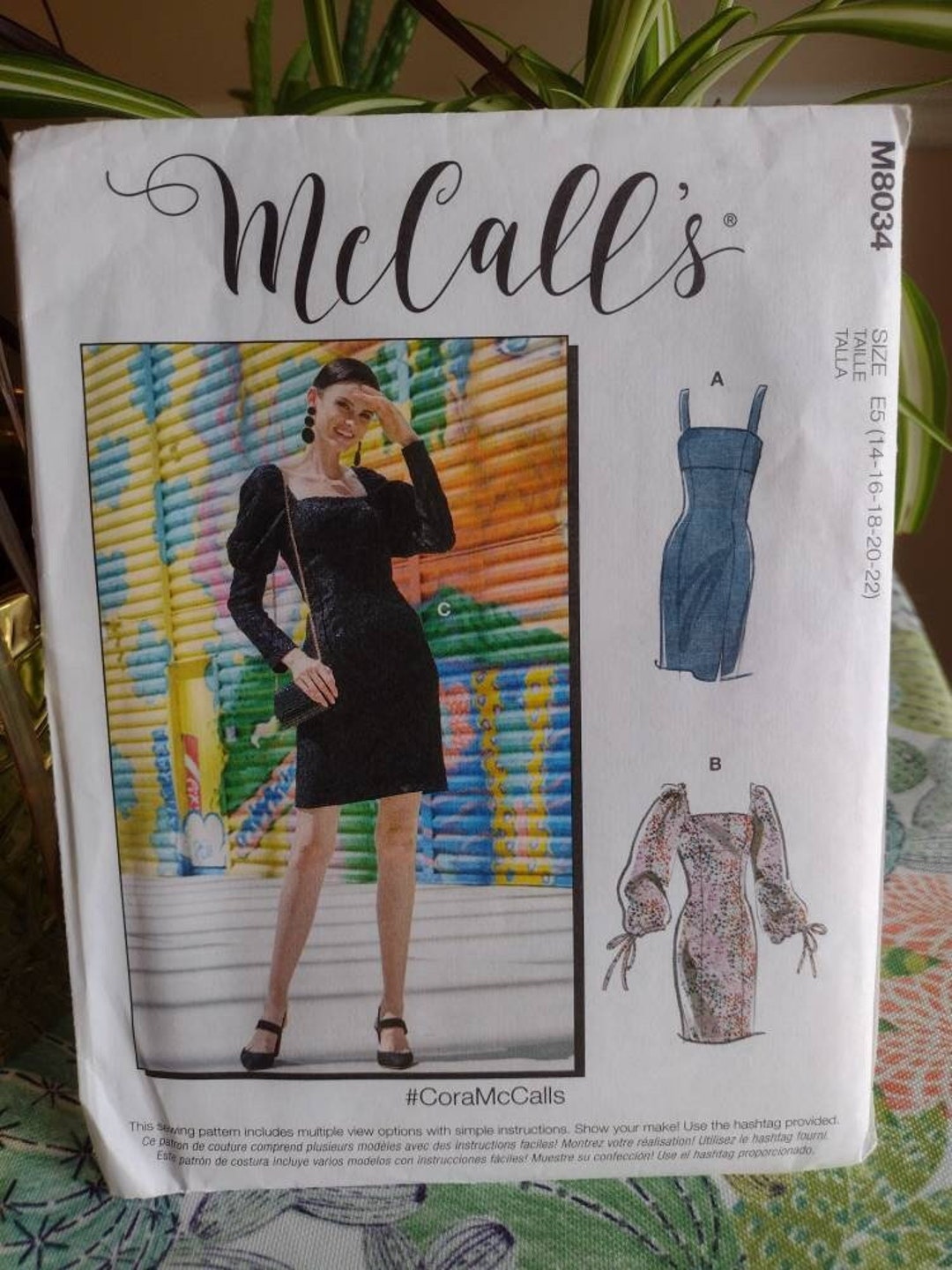 Mccall's M8034 Pattern #coramccalls Misses/misses |petite Dresses Size ...