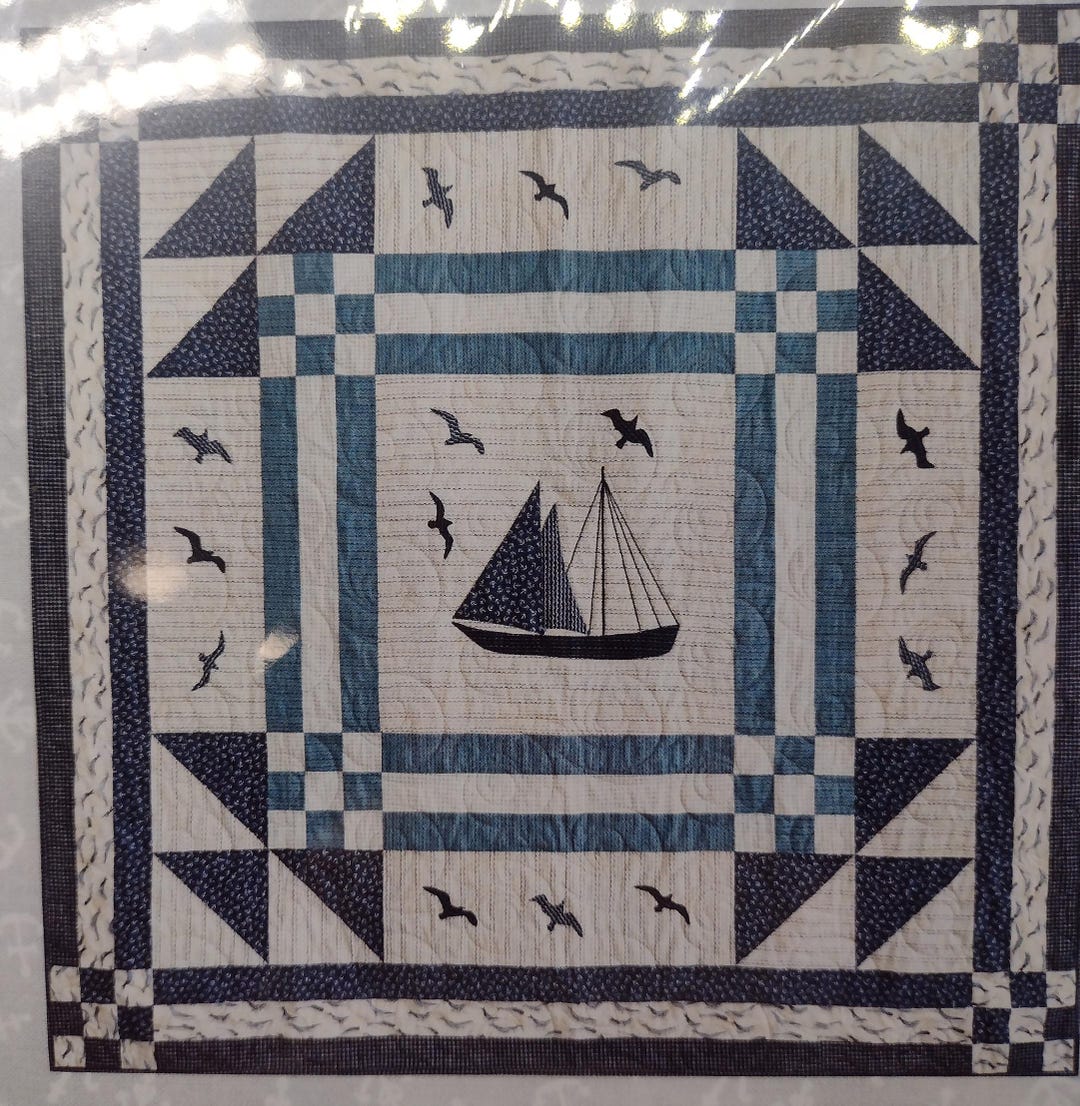 Janet Clare Pattern JC64 Sail Away Quilt 68 X 68 Inches UNUSED - Etsy