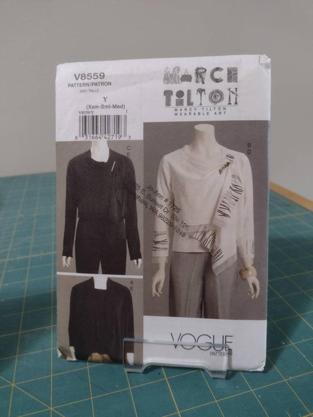 Vogue V8559 Sewing Pattern, Marci Tilton Design, UNCUT (xsm-med) - Etsy